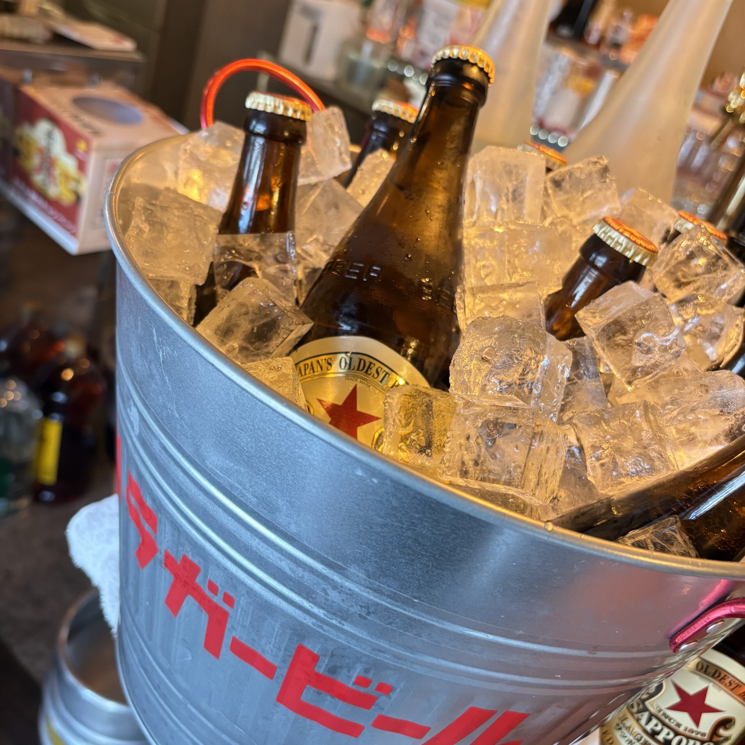 瓶ビール冷えてます！ | 立喰酒場Choi平岸店 | 札幌 一人飲みのChoiグループ（立喰酒場Choi）。出張,0次会,女子向け等個性が違う11店